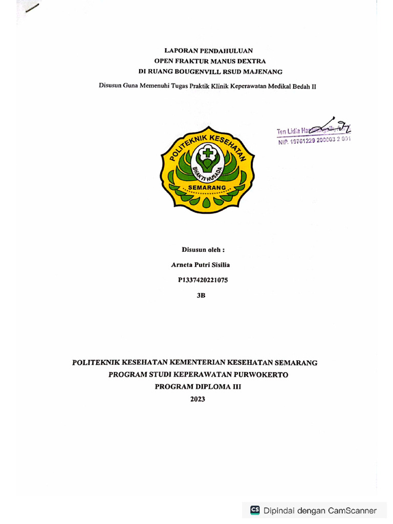 LP Open Fraktur Manus Dextra | PDF