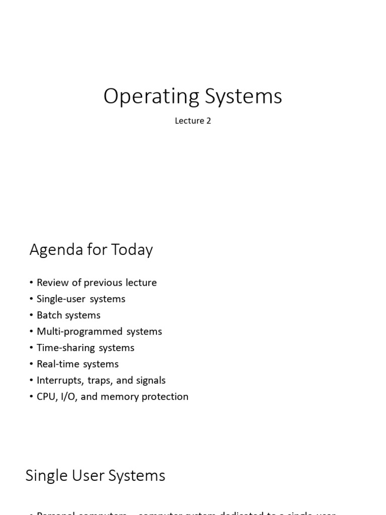 Os Presentation2 Download Free Pdf Operating System Process Computing 