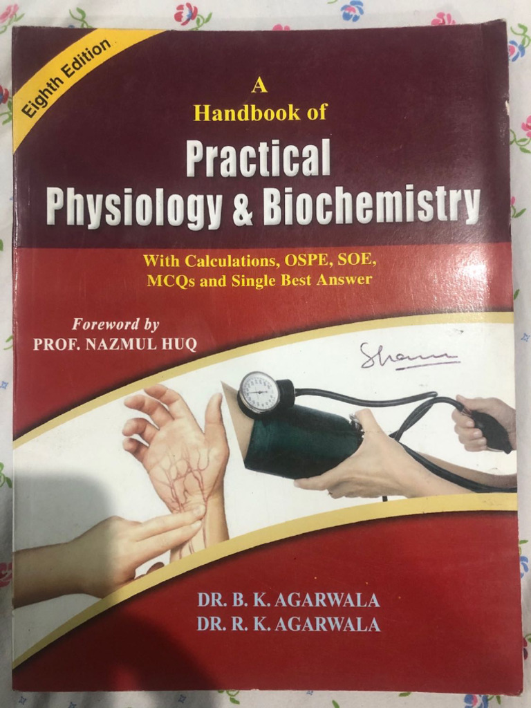 Handbook of Practical Physiology & Biochemistry by DR Agarwala's | PDF