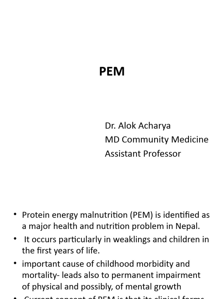 Pem Mbbs 2023 | PDF | Malnutrition | Nutrition