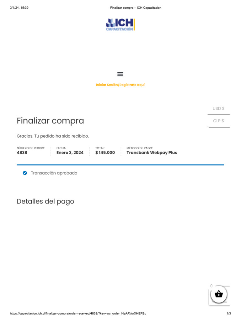 ICH Cursp Prefabricado 2024 | PDF | Servicios financieros | Industrias ...