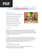 Obra de Teatro - Caperucita Roja | PDF | Caperucita Roja