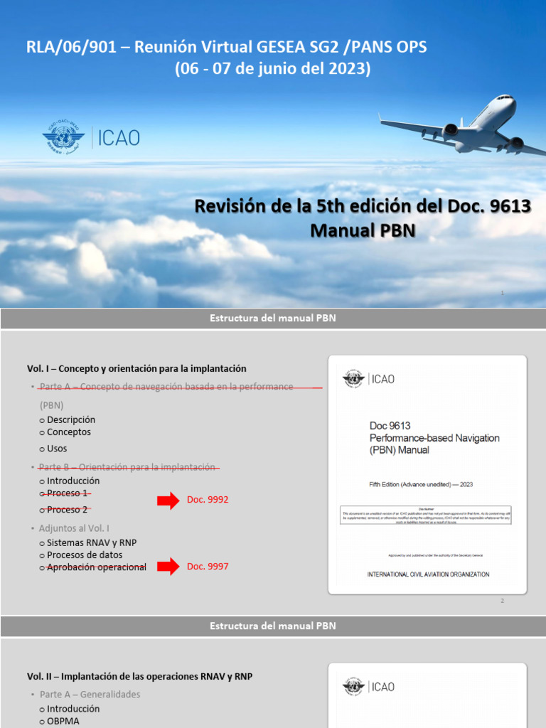 Revisión de La 5th Edición Del Documento 9613 Manual PBN | PDF ...