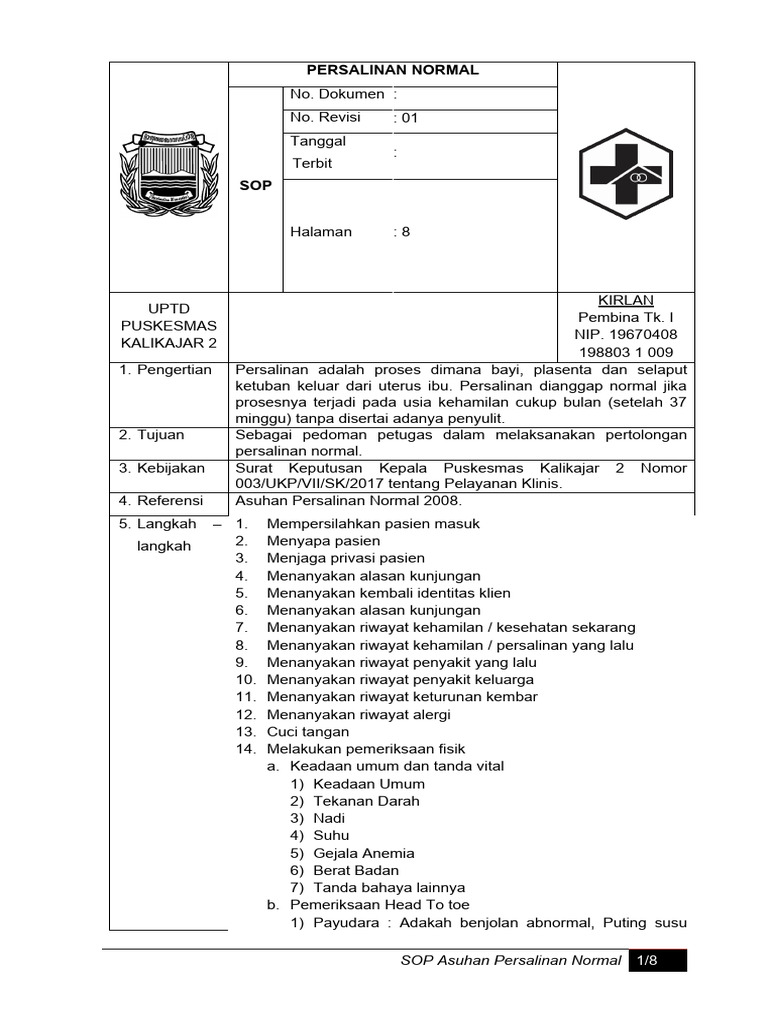 Sop - Apn | PDF | Kesehatan Holistik