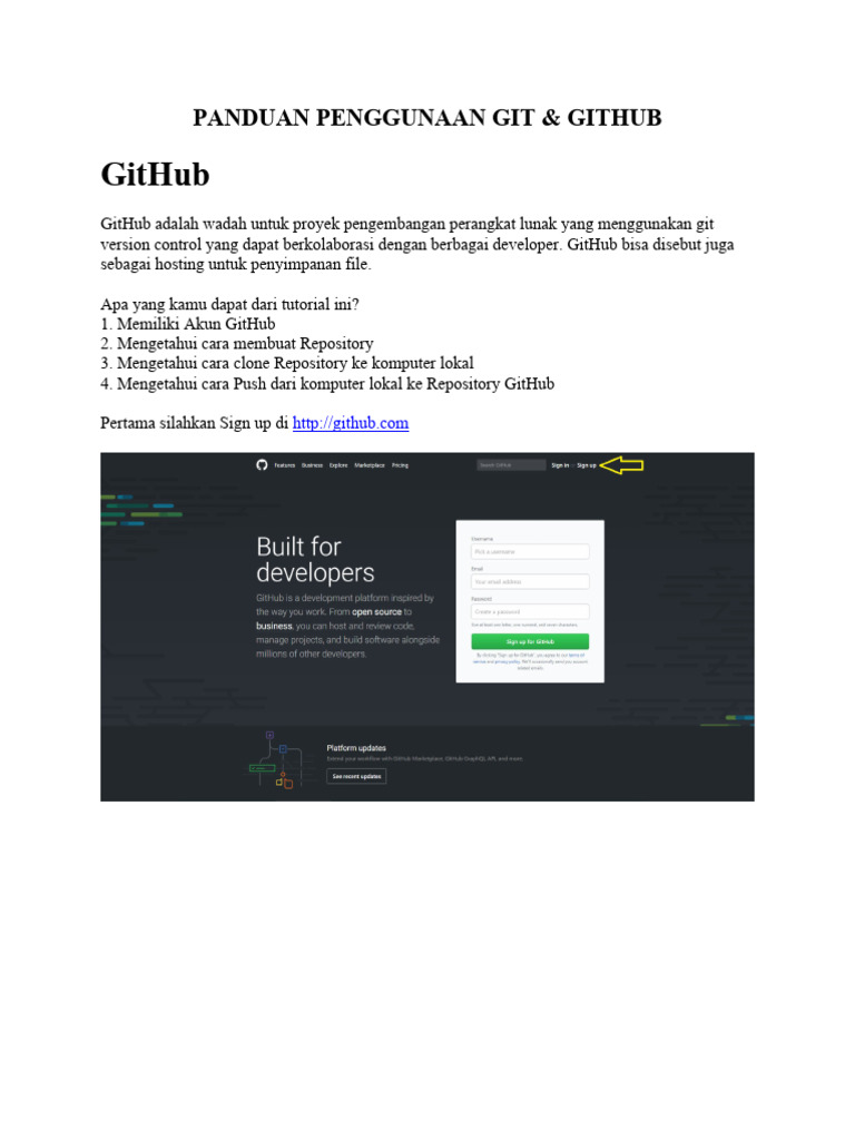 Panduan Lengkap Git & GitHub | PDF