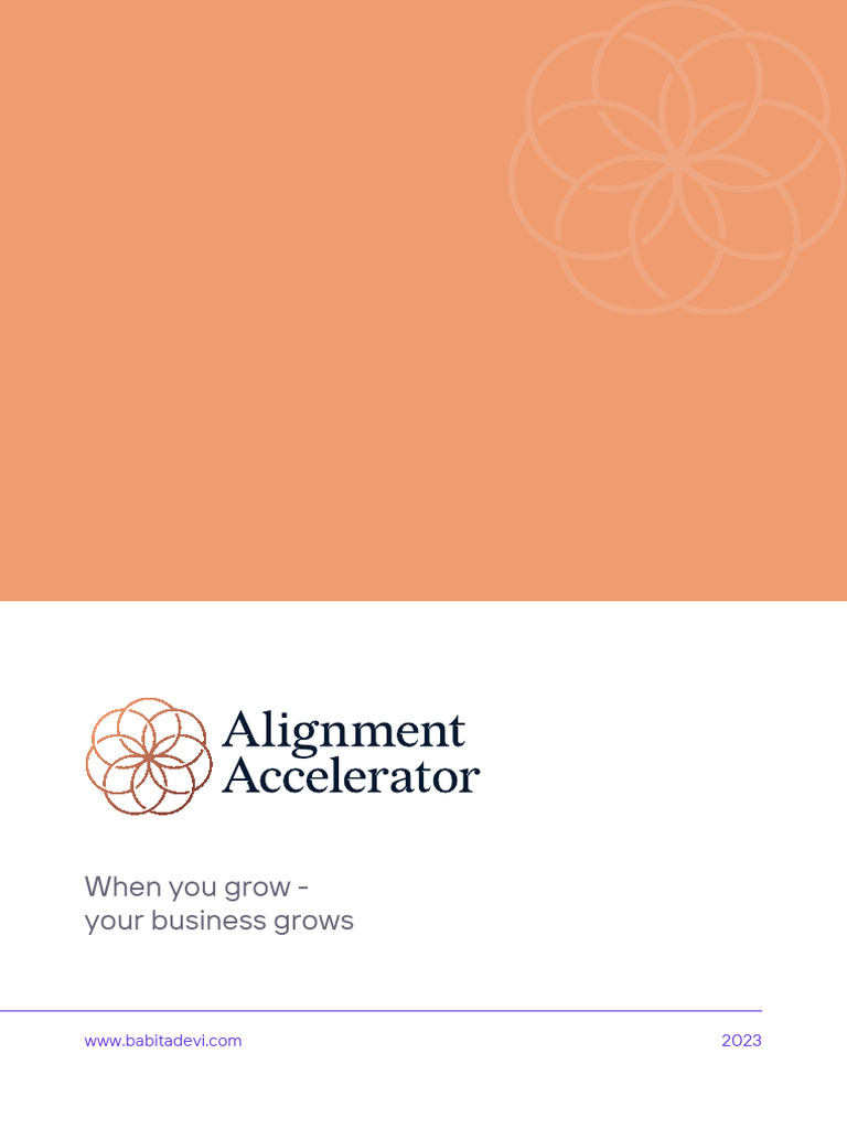The Alignment Accelerator Overview PDF | PDF | Entrepreneurship | Venture Capital