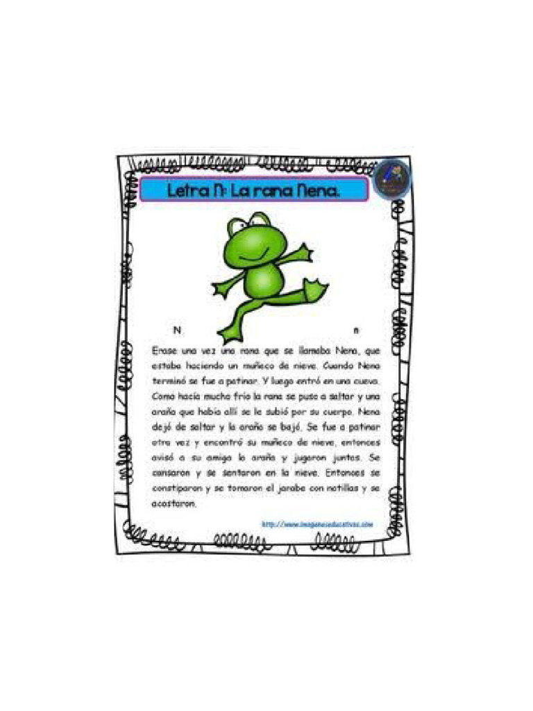 Cuento 1 Rana Pdf
