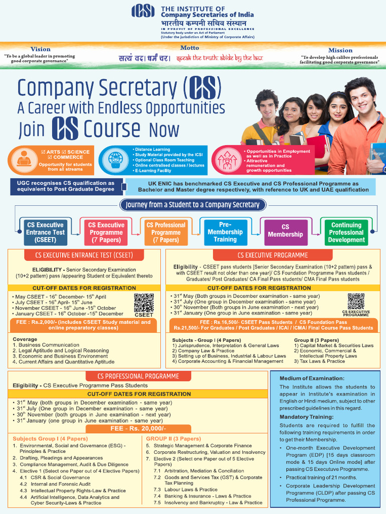 ICSI Students Leaflet | PDF