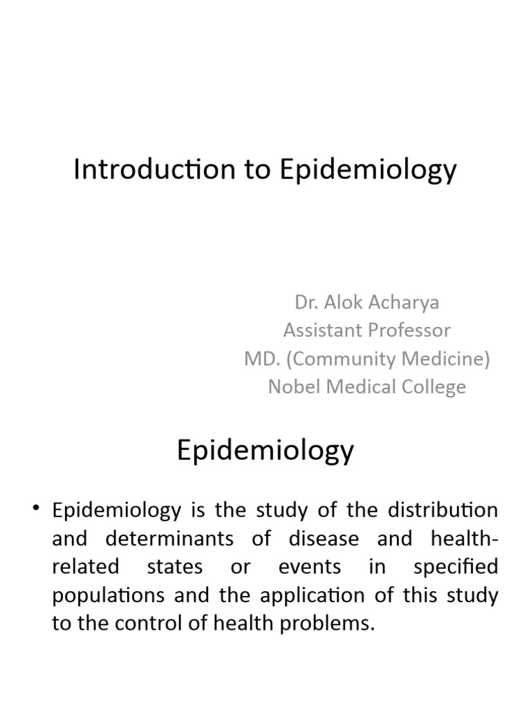 BASIC MEASUREMENTS IN EPIDEMIOLOGY BSC Nursing | PDF | Epidemiology | Incidence (Epidemiology)