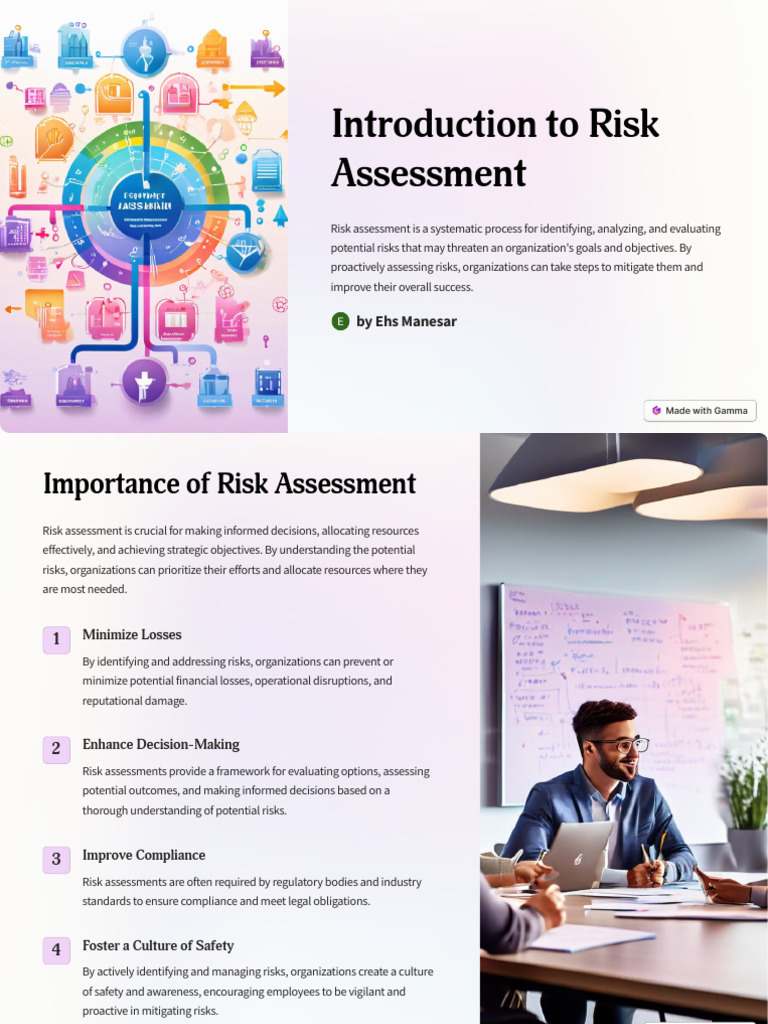 Introduction To Risk Assessment | PDF | Risk Management | Risk