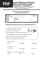 ENGLISH EXERCISE For FINAL EXAM S3 | PDF