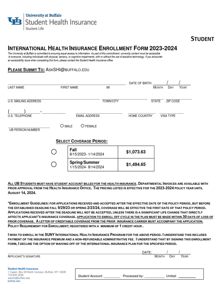 International Enrollment | PDF | Insurance | Service Industries