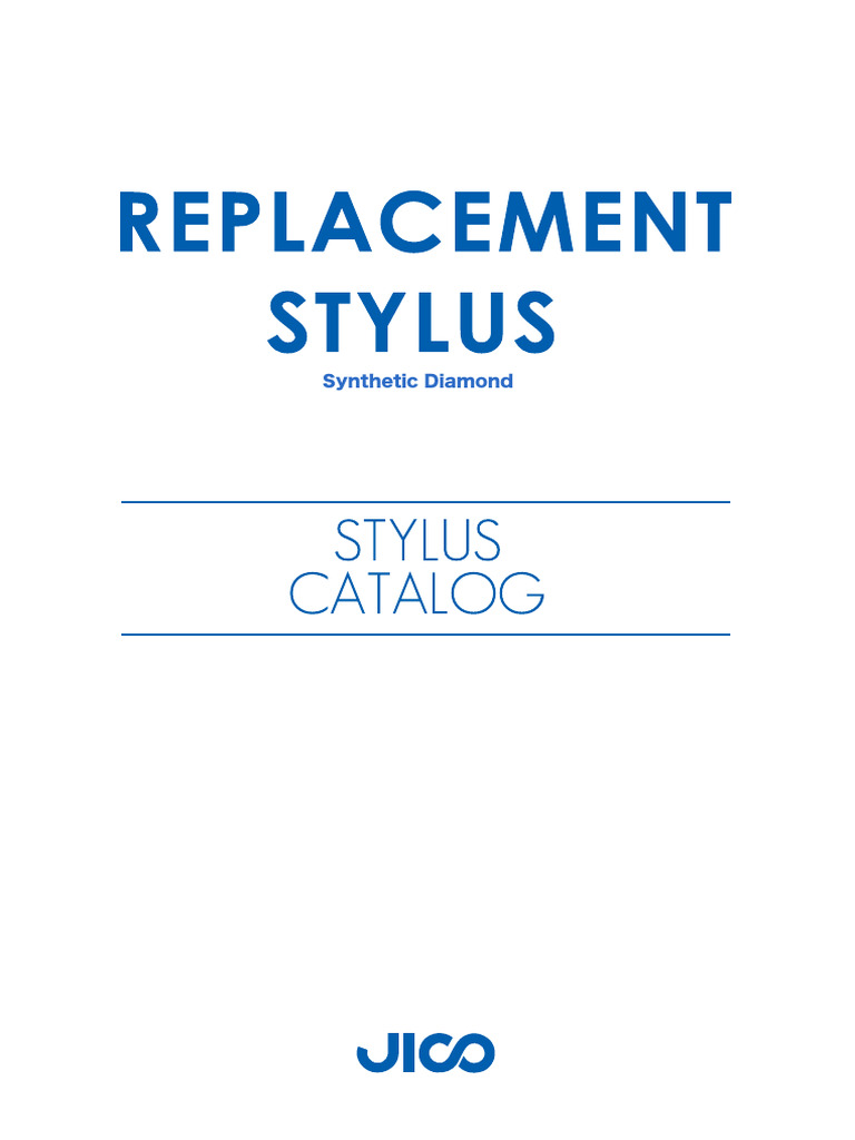 Jico Catalog SD - Replacment | PDF