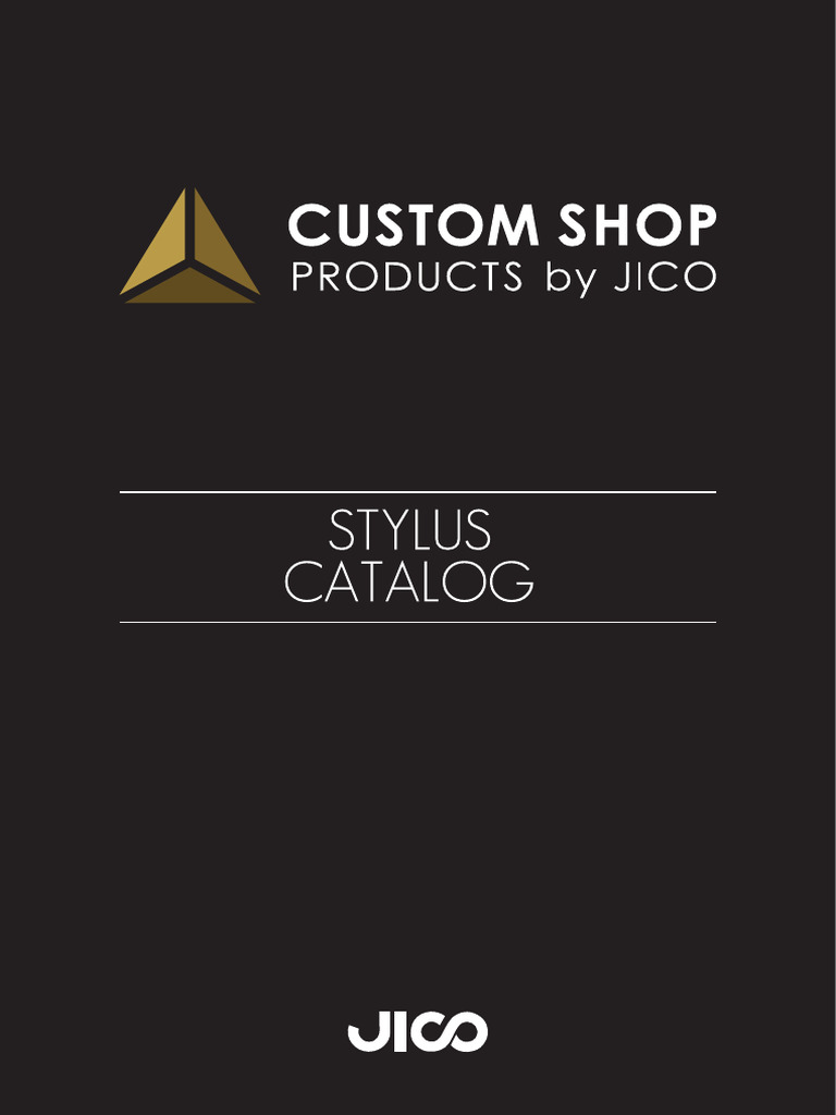 Jico Stylus | PDF | Phonograph | Diamond