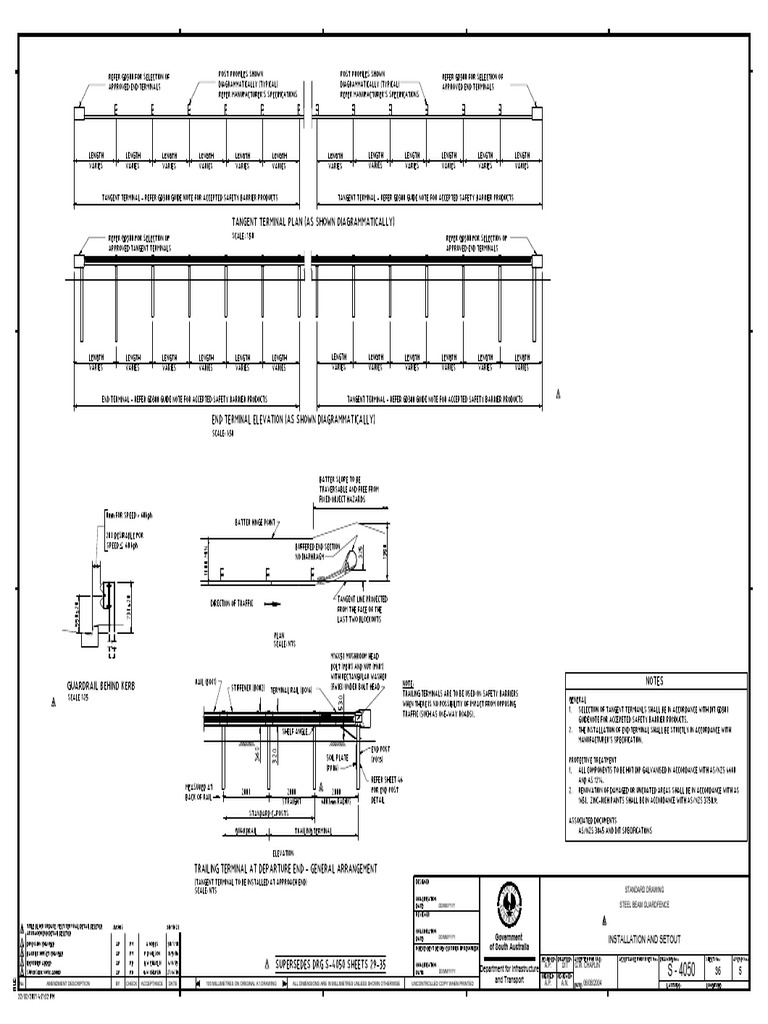 DIT Barrier Drawings - Combined | PDF | Structural Engineering ...