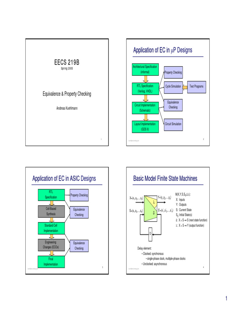 06 Equiv Prop Checking | PDF | Formal Verification | Mathematical Logic