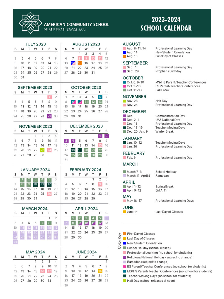 2023 24calendar | PDF | Observances | Holidays
