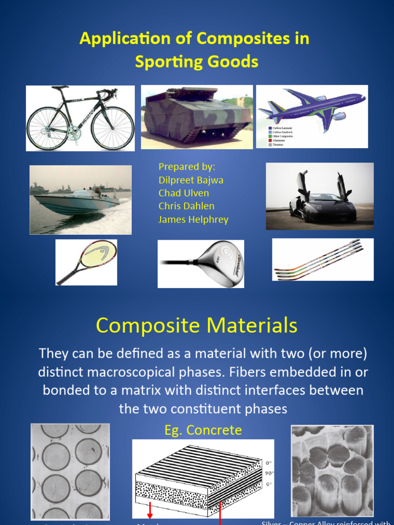 Composites in Sports Equipment | PDF | Composite Material | Fiberglass
