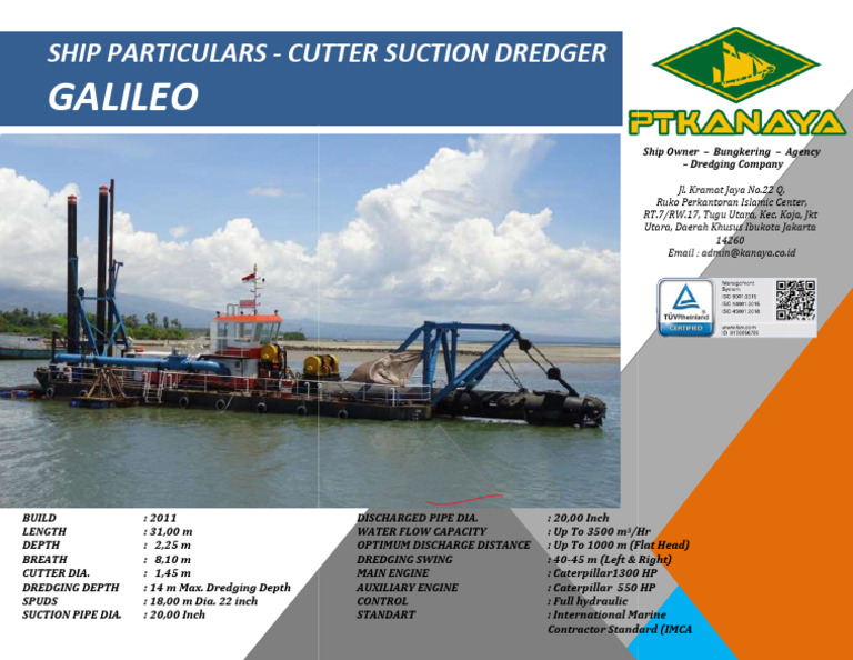 Ship Particular CSD Galileo-2 | PDF