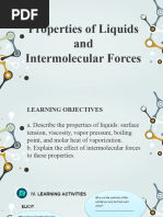 Lesson 3 Properties of Liquid and IMF | PDF | Liquids | Evaporation