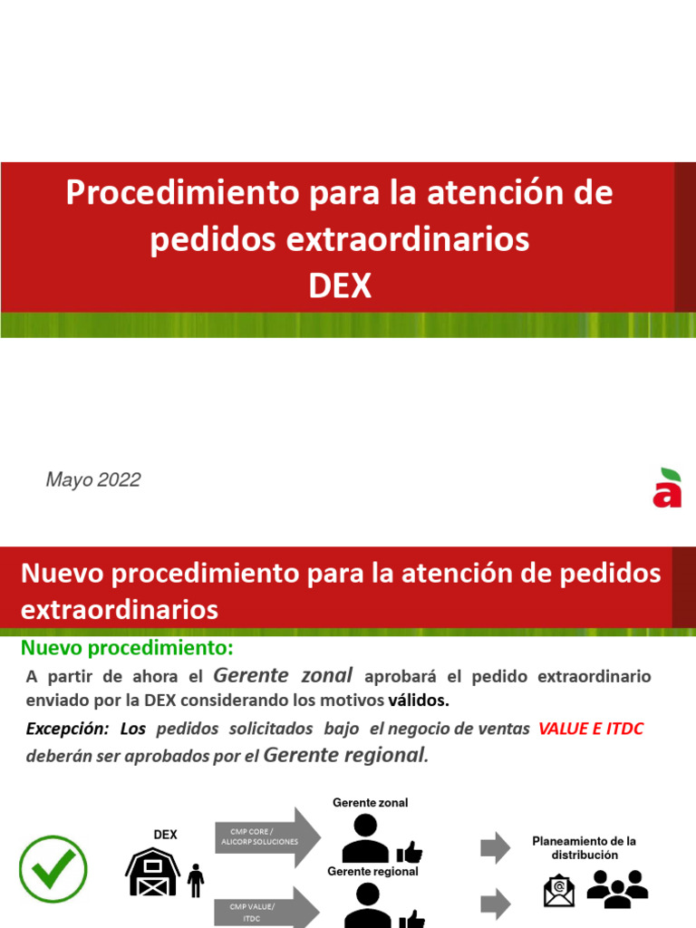 Procedimiento de PE - DEX 06.05 | PDF