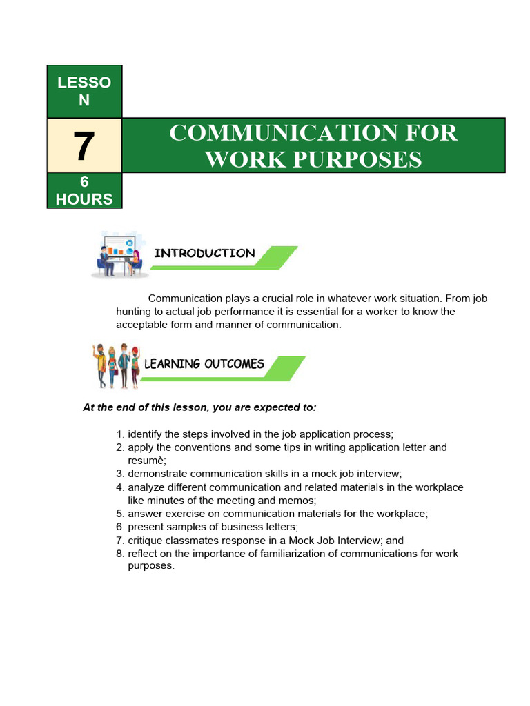 Module 3 Purposvie Communication 1 | PDF | Memorandum | Essays