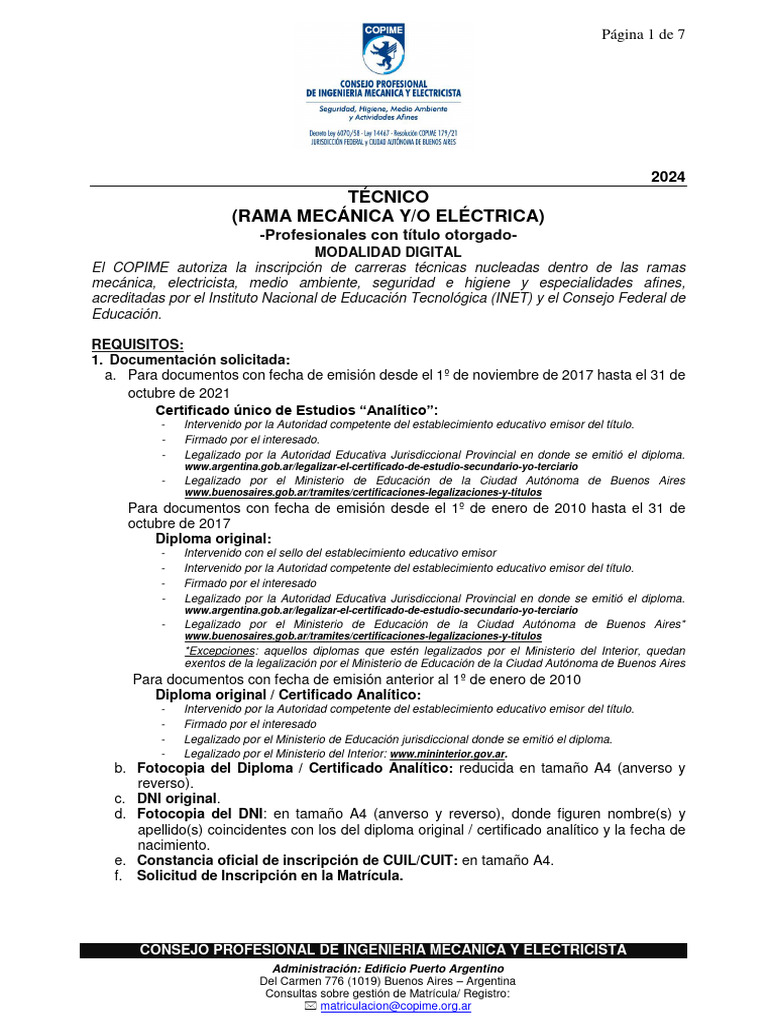2024 TECNICOS Mec - y - Elect Digital | PDF | Documento de identidad | Microsoft Office