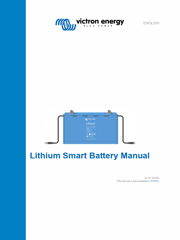 Lithium Smart Battery User Guide | PDF | Battery Charger | Power Inverter