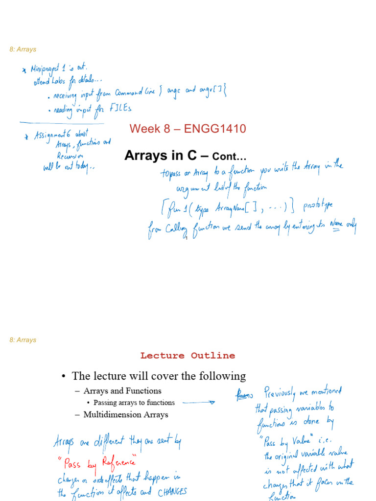 09 Arrays - P2 - Annotated | PDF