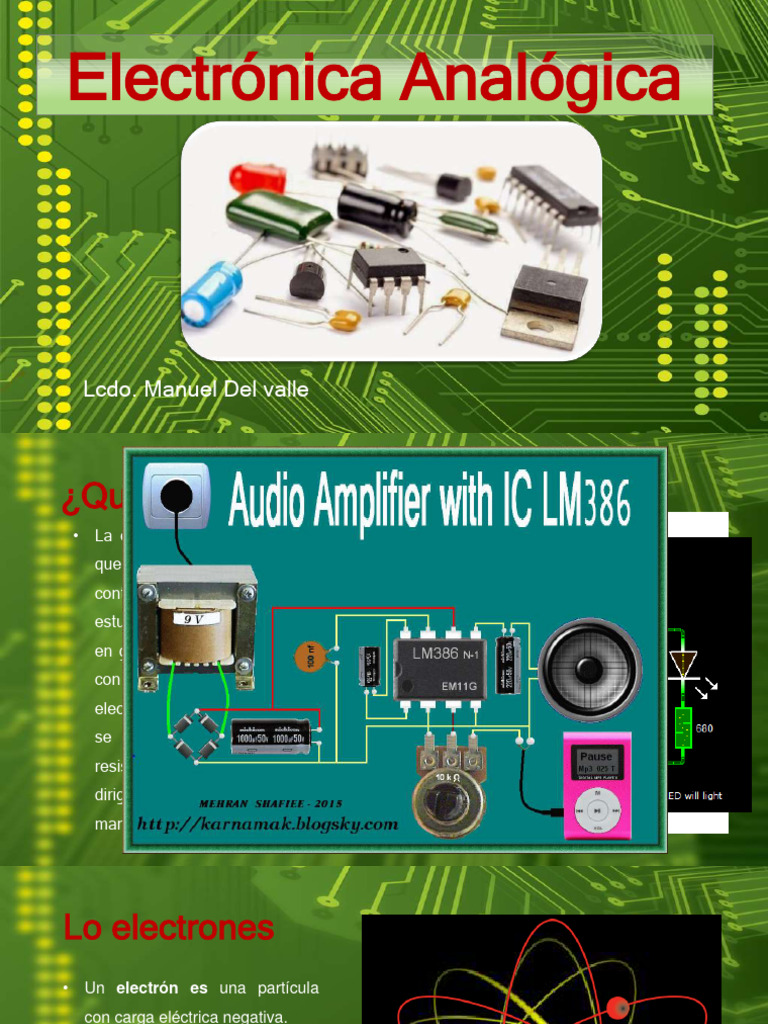 Electronica Analogica 1ra Clase | PDF | Electrónica | Electricidad