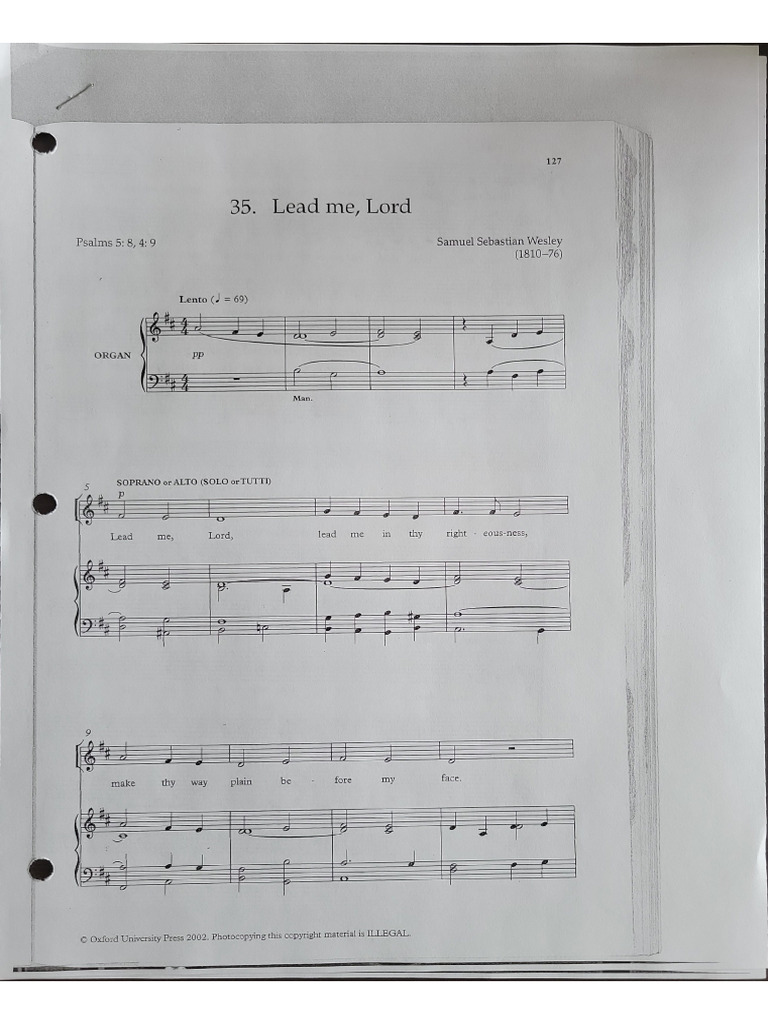 1 Lead Me Lord | PDF