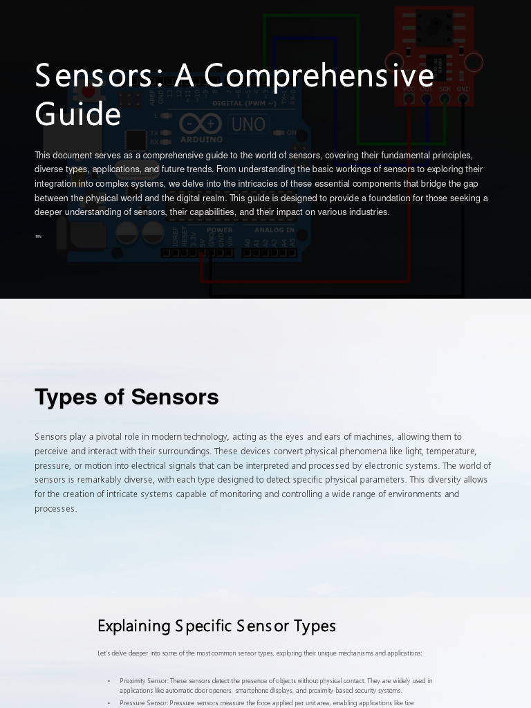 Sensors-A-Comprehensive-Guide | Download Free PDF | Sensor | Internet Of Things