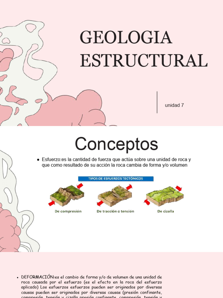 Estructuras Geologicas | PDF | Roca (geología) | Placas tectónicas