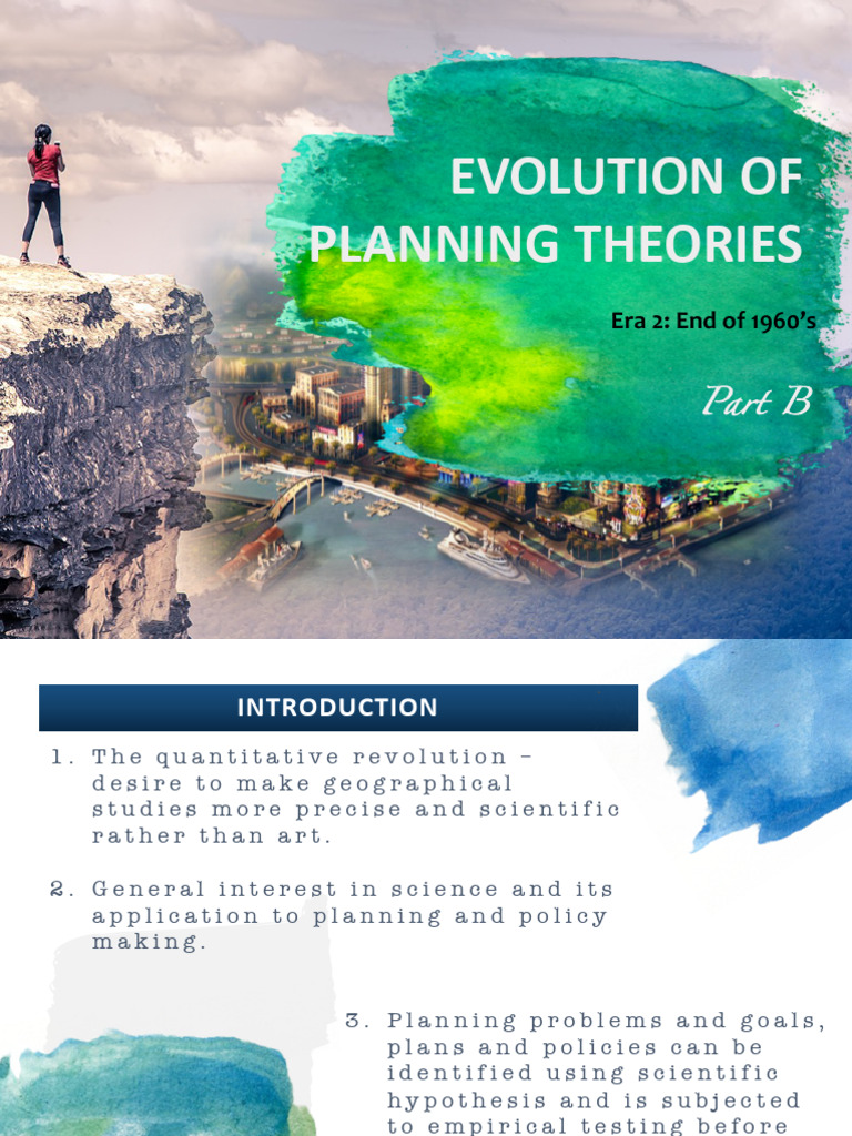 Lec 3B - Evolution of Planning Theories 2 | PDF | Rationality | Planning