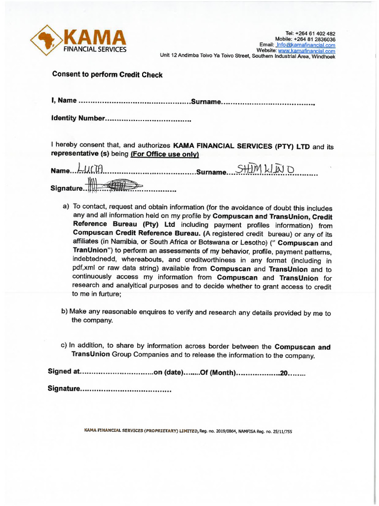 Client Consent Form | PDF