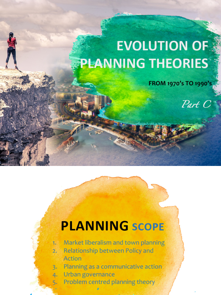 Planning Theories Evolution 1970-1990 | PDF | Urban Planning | Market ...