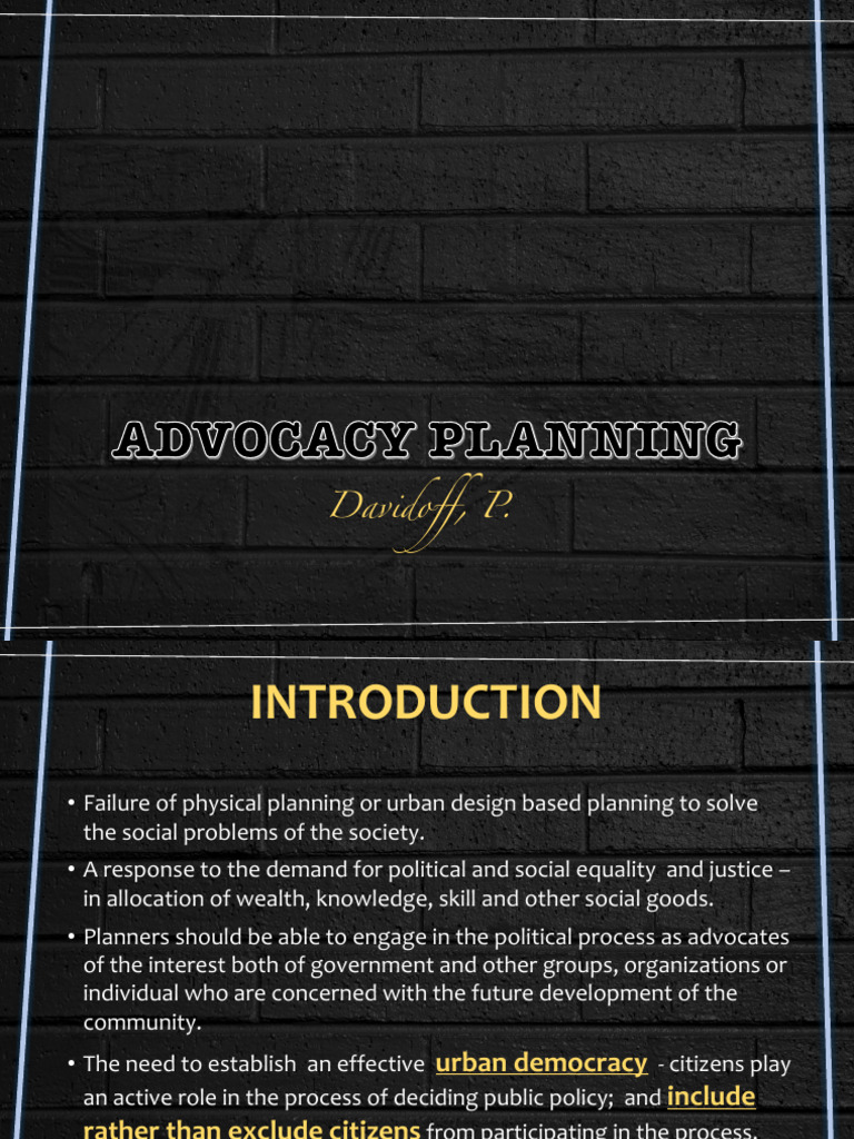 LECT 7 - ADVOCACY | PDF | Political Science | Liberal Arts Education