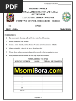 Civics Form Two Full Notes | PDF | Taxes | Elections