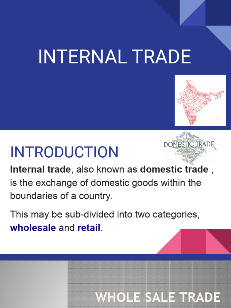 Internal Trade | PDF | Supermarket | Retail