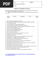 Self-Reflection and Insight Scale (SRIS) | PDF | Self-Improvement