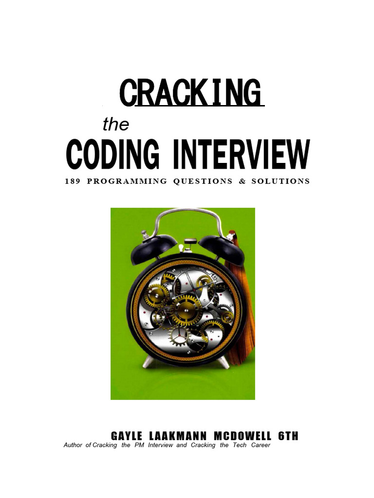 Cracking The Coding Interview | PDF | Software Engineering | Computing