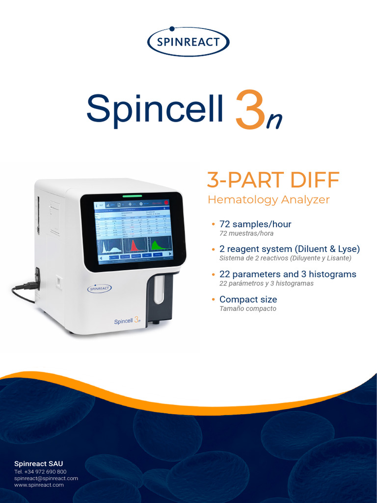 Análisis Hematológico SPINCELL 3n | PDF | Electrónica | Informática