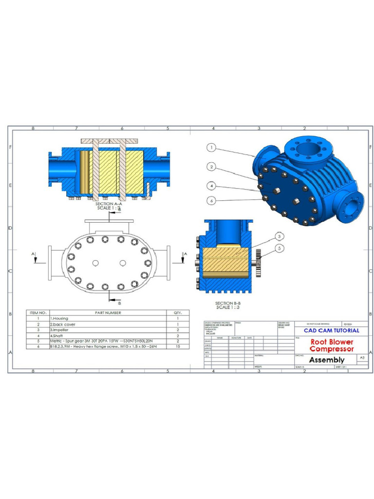 RooT Blower Compressor | PDF