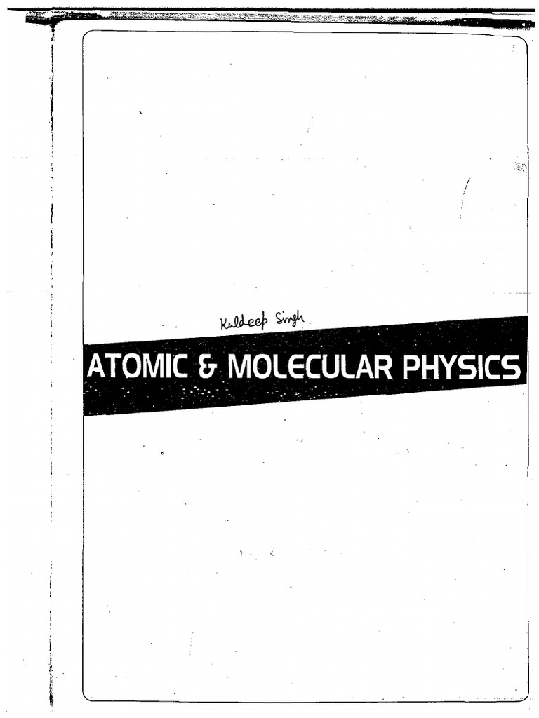 Atomic and Molecular Mcqs | PDF
