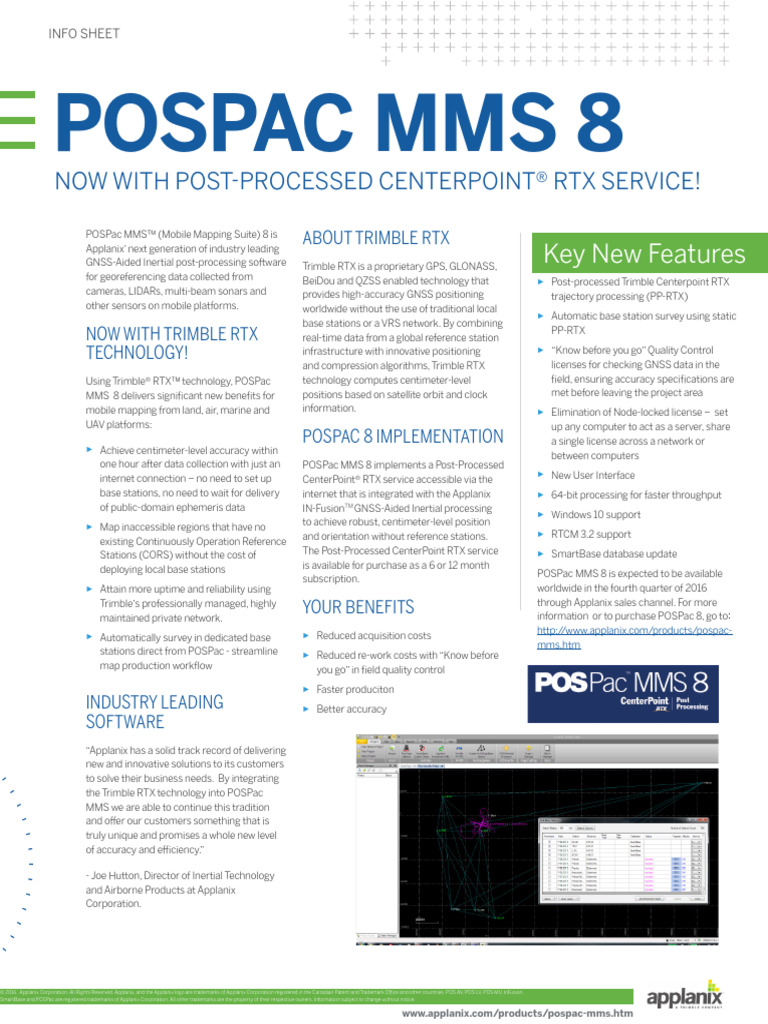 Applanix-POSPac-Mobile-Mapping-Suite | PDF | Computing | Computer ...