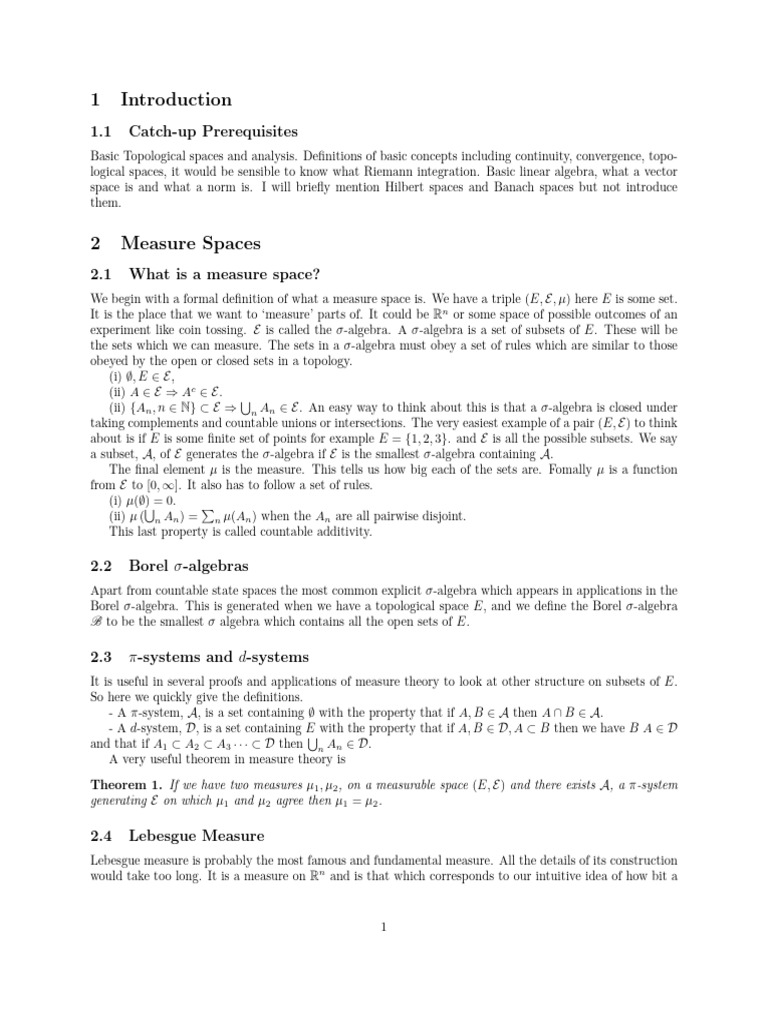 Measuretheory | PDF | Measure (Mathematics) | Measure Theory Measuretheory | PDF | Measure (Mathematics) | Measure Theory