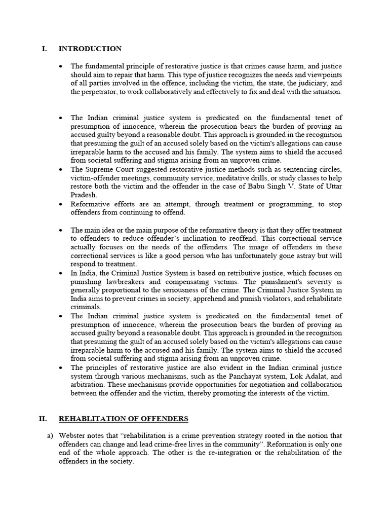 Social Reintegration Program | PDF | Crimes | Crime & Violence