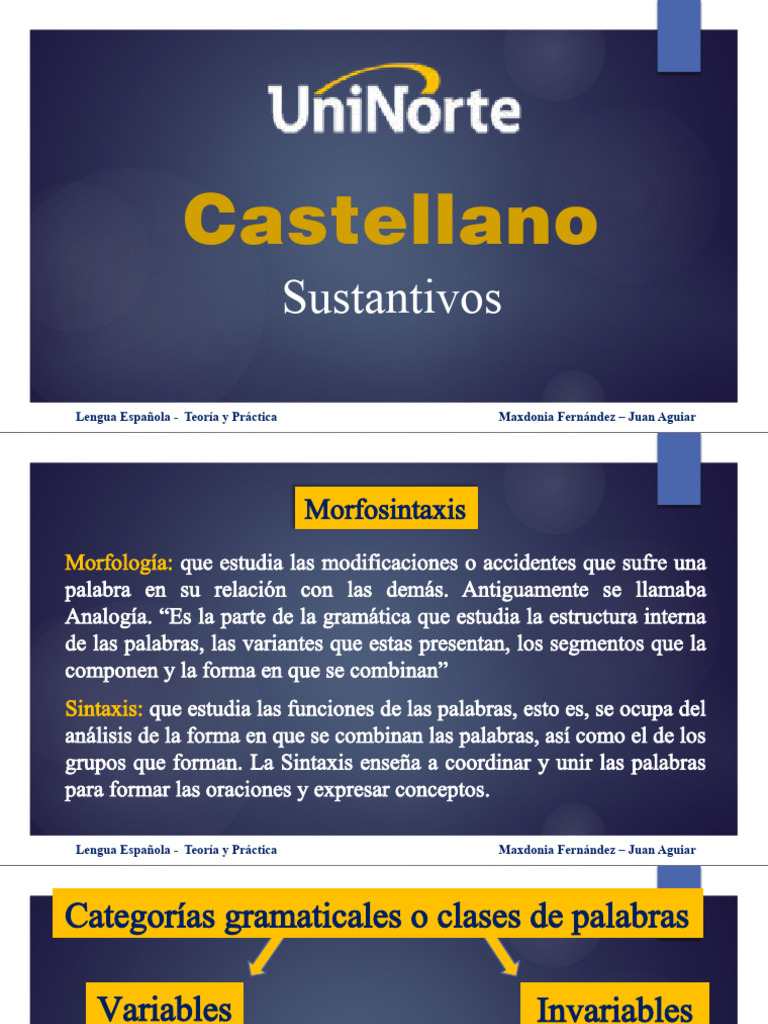 Sustantivos... | Descargar gratis PDF | Palabra | Numero Gramatical