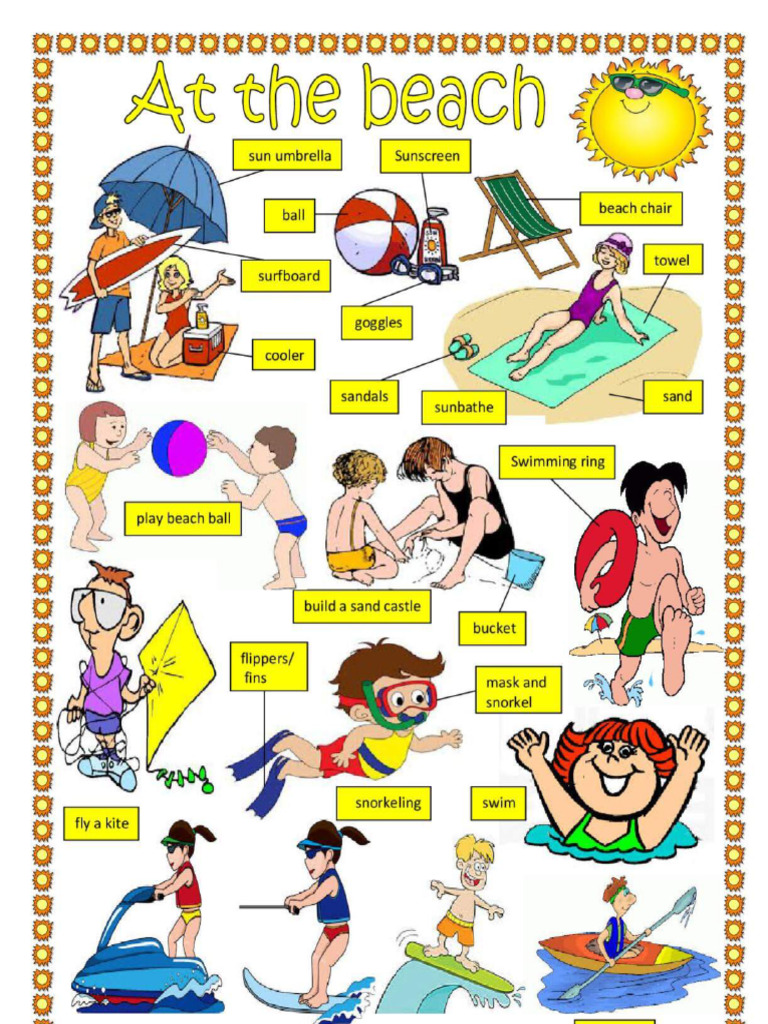Beach Vocab | PDF