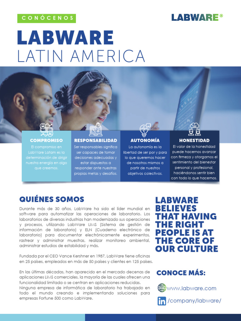 Brochure Dia Labware | PDF | Laboratorios | Informática